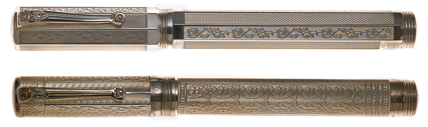 Bonhams : MONTEGRAPPA Roses Collection Lancaster & York Sterling Silver ...