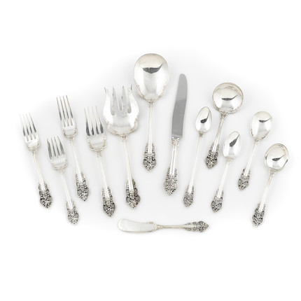 Bonhams : An extensive American sterling silver flatware service for ...