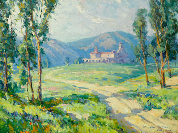 Bonhams : Benjamin Chambers Brown (American, 1865-1942) The mission 18 ...