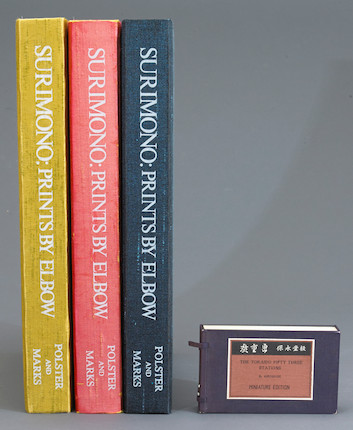 Bonhams : Three first edition copies of a book on surimono by Edythe ...