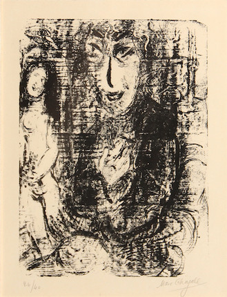 Bonhams : Marc Chagall (Russian/French, 1887-1985); Painters and Models;