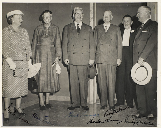 Bonhams : TRUMAN, HARRY, et al. Photograph Signed (Harry Truman, Bess ...