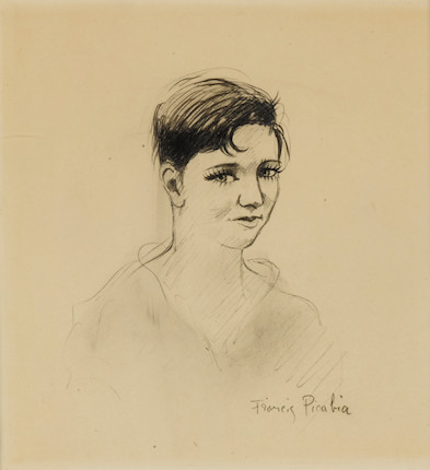 Bonhams : FRANCIS PICABIA (1879-1953) Portrait de Méraud Guinness 6 7/8 ...