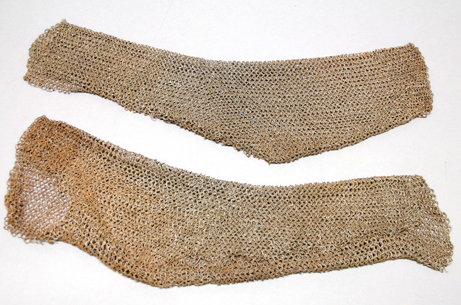 Bonhams : A pair of riveted mail sleeves