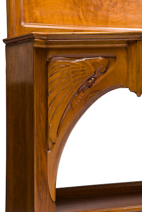 Bonhams : A Lucien Lévy-Dhurmer and Edouard Collet carved walnut ...