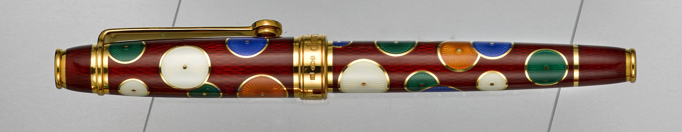 Bonhams : DAVID OSCARSON Pierrot Red Limited Edition 5 Fountain Pen