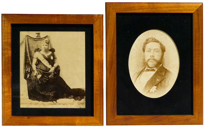 Bonhams : Photographs of King Kalakaua and Queen Lili'uokalani