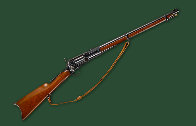 Bonhams : A deluxe Colt Model 1855 Root full stocked percussion ...