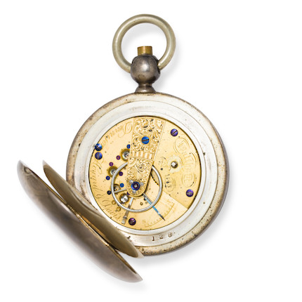 Bonhams : Boston Watch Co. A rare silver hunter cased watchSigned ...