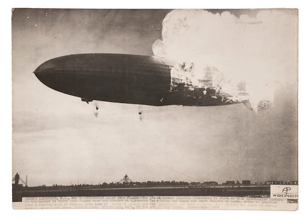 Bonhams : HINDENBURG. Aluminum alloy section of struts from the ...