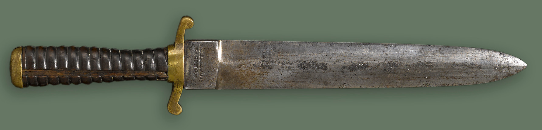 Bonhams : A Confederate bowie knife by W.J. McElroy of Macon, Georgia