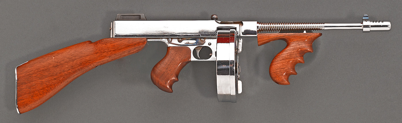 Bonhams : A cased miniature Thompson Model 1921 sub-machine gun by ...