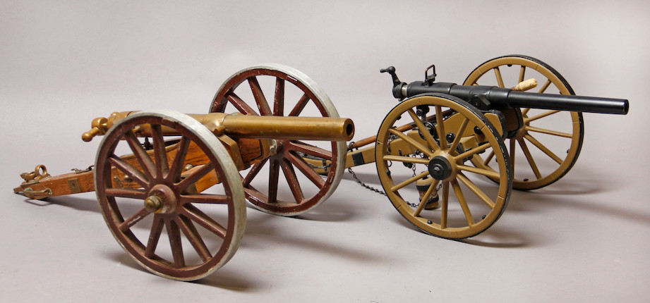 Bonhams : A lot of two models of breechloading cannons