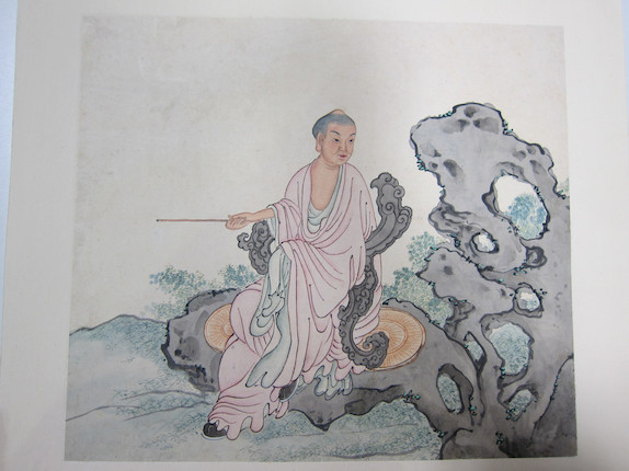 Bonhams : Attributed to Zhou Xi (Zhou Shuxi, 17th century) Eighteen Luohan