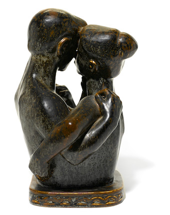 Bonhams : A Johannes Hedegaard glazed stoneware figural group ...