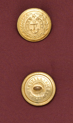 Bonhams : A Republic of Texas Navy button