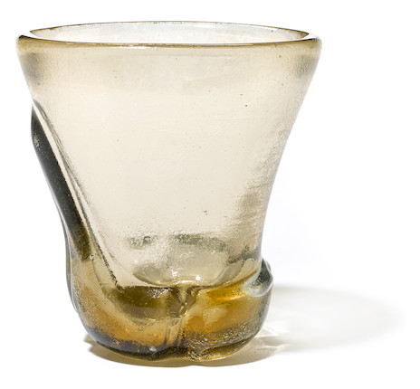 Bonhams : A Carlo Scarpa for Venini Corosso a Relievi straw-yellow ...