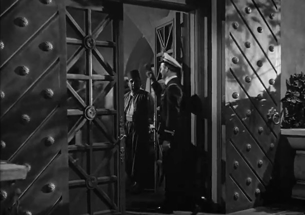 Bonhams : The main entrance doors to Rick's Café Américain in Casablanca