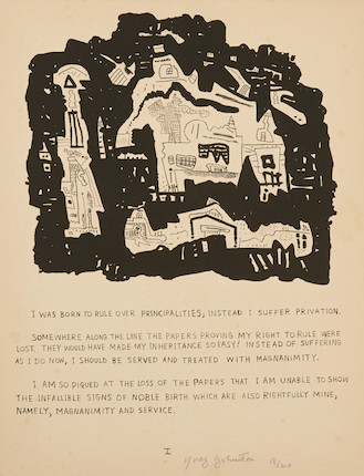 Bonhams : Ynez Johnston (American, born 1920); Principalities; (12)