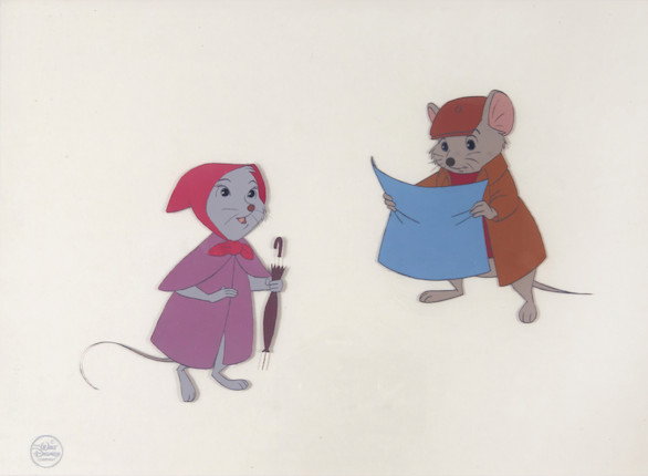 Bonhams : A group of three framed animation cels third quarter 20th century