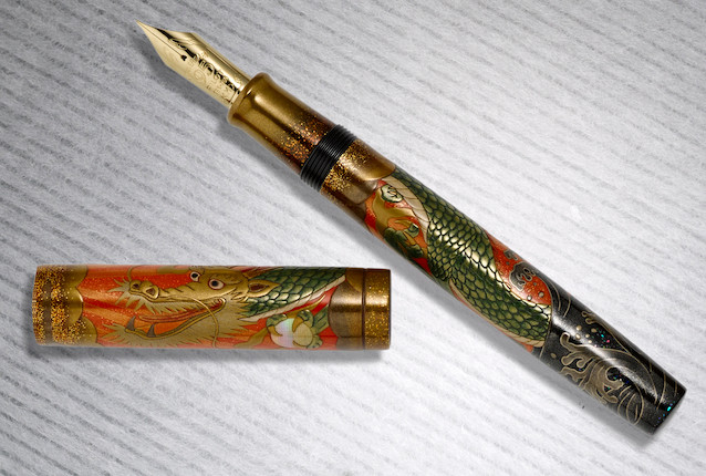Bonhams : NAMIKI Pilot-Namiki Emperor Nobori Ryu Rising Dragon 95th ...