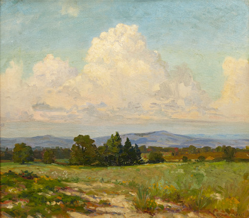 Bonhams : Olin Herman Travis (American, 1888-1975) A Texas landscape 22 ...