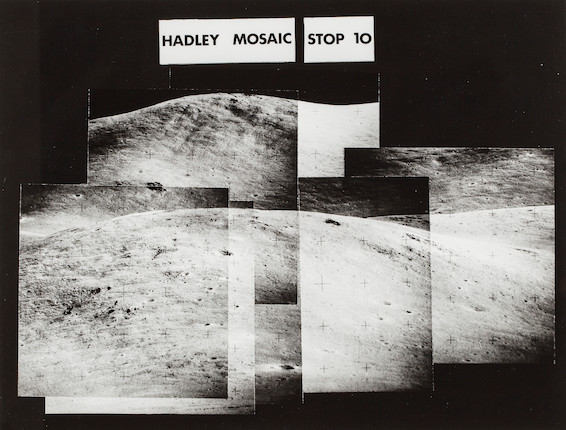 Bonhams : APOLLO 15 VIEWS THE WESTERN WALL OF HADLEY RILLE ANOTHER ...