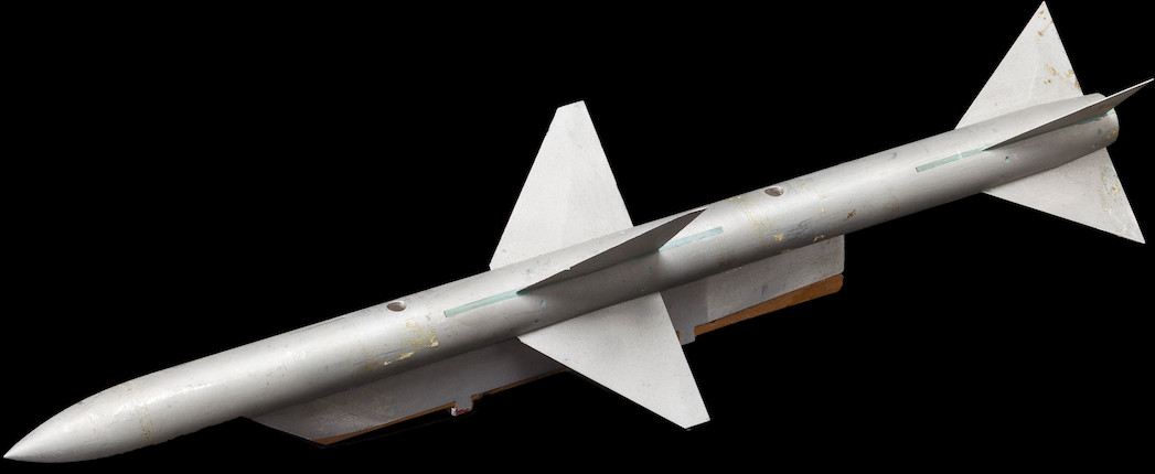 Bonhams : WIND TUNNEL MODEL OF A USN AIM-7 SPARROW MISSILE