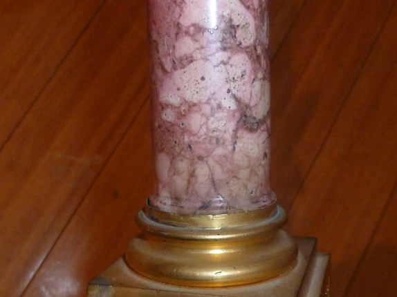 Bonhams : A pair of Russian Neoclassical breccia rosa marble columns ...