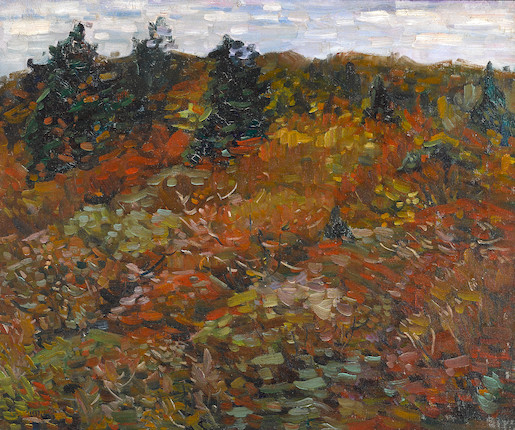Bonhams Charles Salis Kaelin American 1858 1929 Autumn Landscape