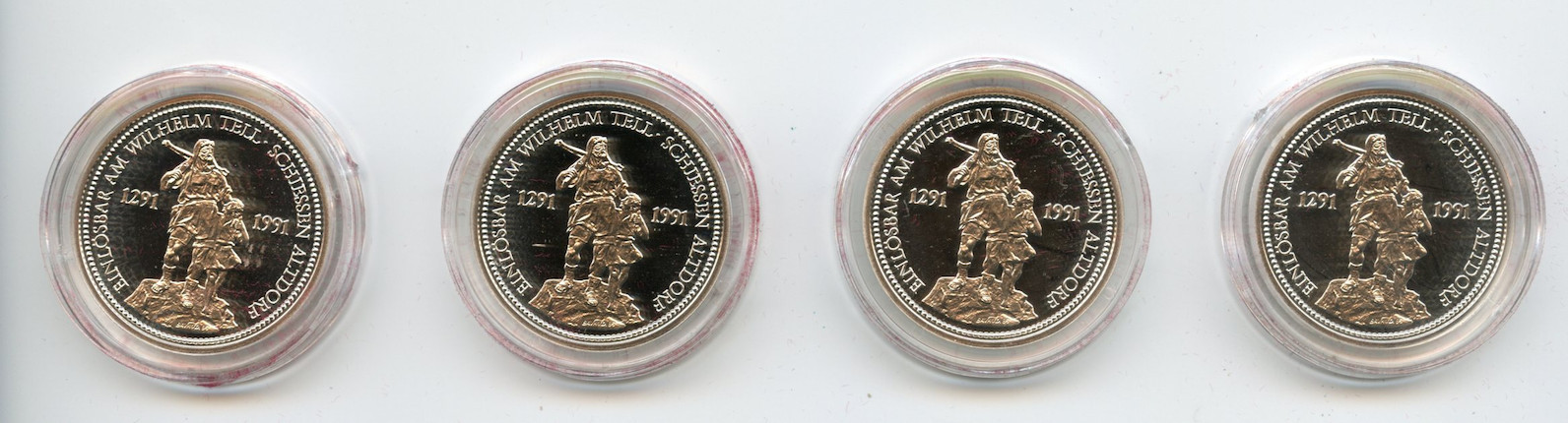 Bonhams : Switzerland, 1986 Platinum Proof Shooting Taler (4)