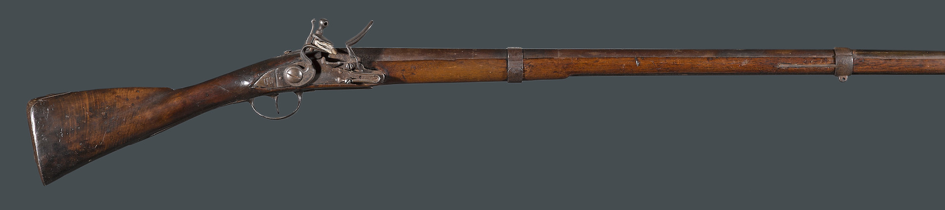Bonhams : A U.S. surcharged French flintlock musket