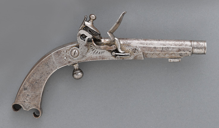 Bonhams : A Scottish all-steel flintlock pistol by Murdoch