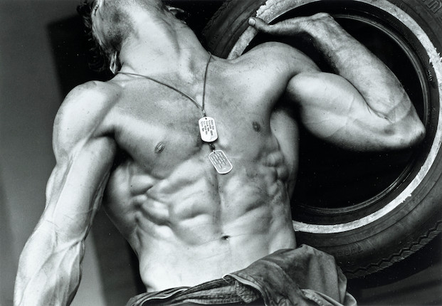 Bonhams : Herb Ritts (1952-2002); Fred with Tires I, Hollywood;