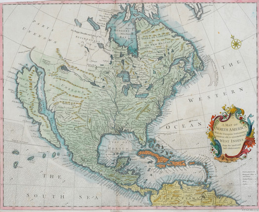 Bonhams : SEALE, RICHARD WILLIAM. A Map of North America with the ...