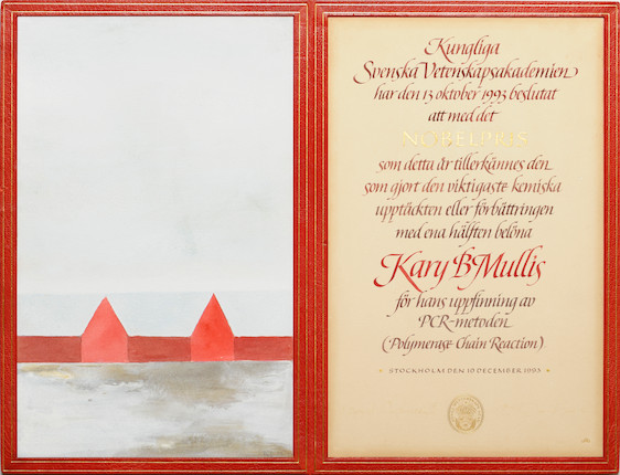 Bonhams : Dr. Kary Mullis' 1993 Nobel Prize in Chemistry, awarded to ...