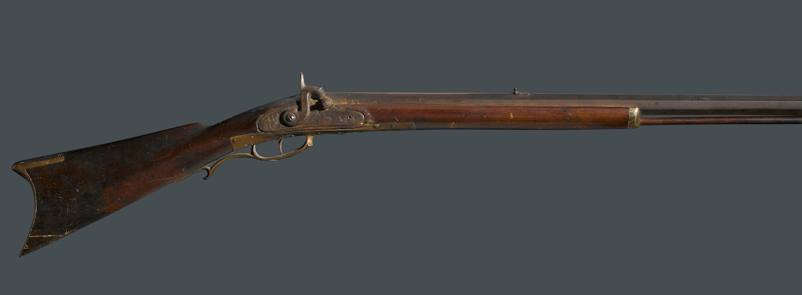 Bonhams : An American half-stock percussion buck and ball gun