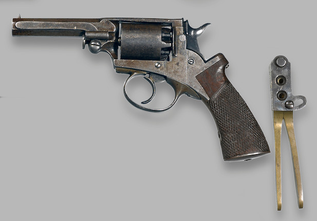 Bonhams : A Massachusetts Arms Company Adams Patent five-shot double ...