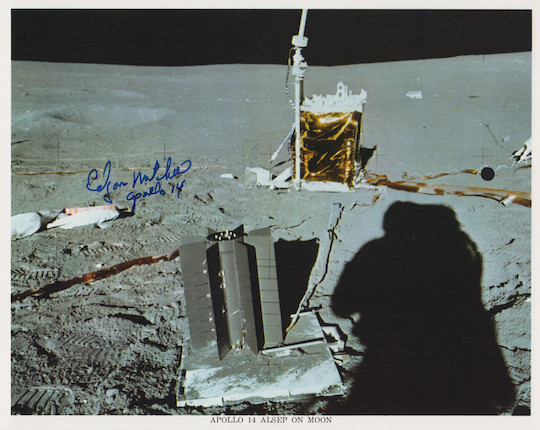 Bonhams : APOLLO 14 SIGNED LITHOGRAPH SETLUNAR SURFACE IMAGES LUNAR ...