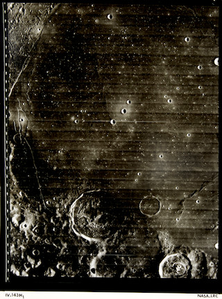 Bonhams : LUNAR ORBITER IVLUNAR DISC WITH GASSENDI CRATER, MARE HUMORUM ...