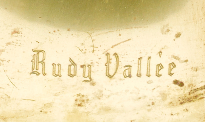 Bonhams : A Rudy Vallée brass megaphone