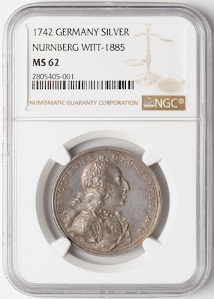 Bonhams : Germany, Nurnburg, Karl VII (Charles VII 1697-1745), Silver ...