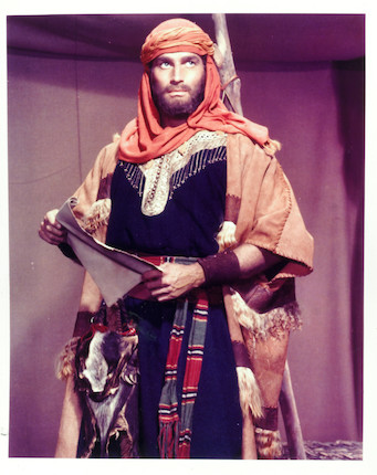 Bonhams : A John Jensen costume design of Charlton Heston as Moses in ...
