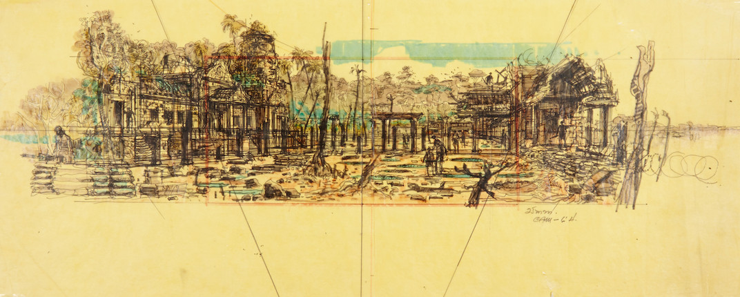 Bonhams : An Apocalypse Now production design of Col. Kurtz's compound