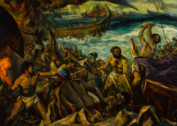 Bonhams : An original Ben Stahl painting for Ben-Hur