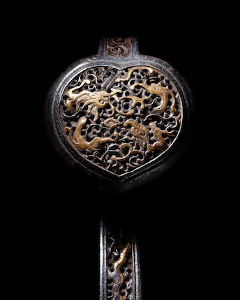 Bonhams : AN IRON AND GILT SCEPTER China, Ming (1368-1644) or Qing ...