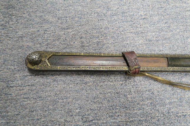 Bonhams : Two swords with scabbards Tibet and Mongolia