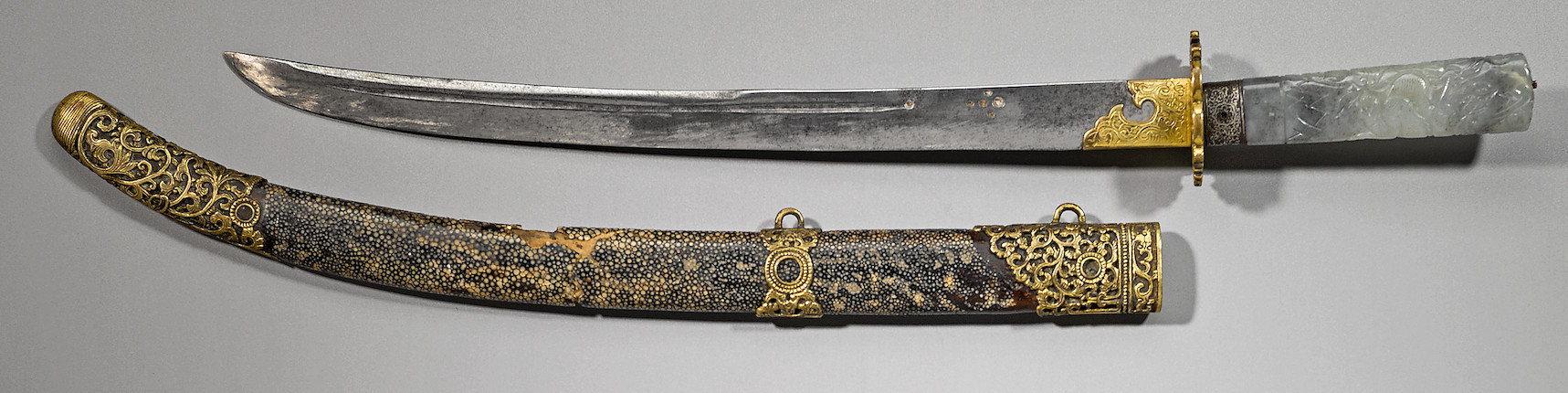 Bonhams : A composite Mongolian short sword