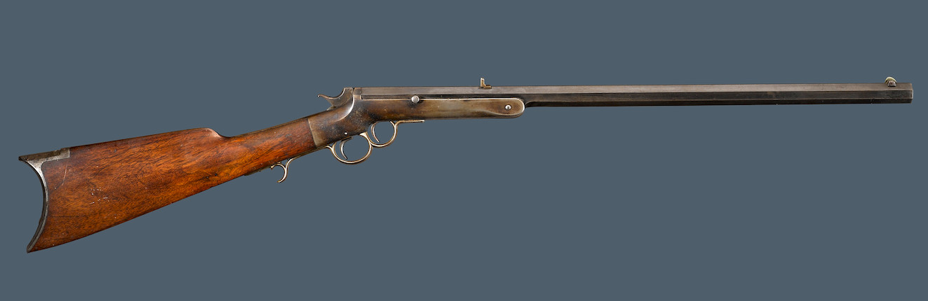 Bonhams : A Frank Wesson 2nd Model two-trigger rifle