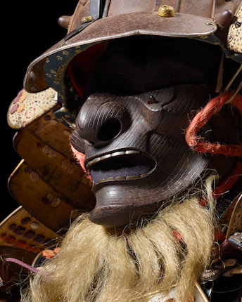 Bonhams : A white-laced russet-iron armor Edo period (1615-1868), 19th ...